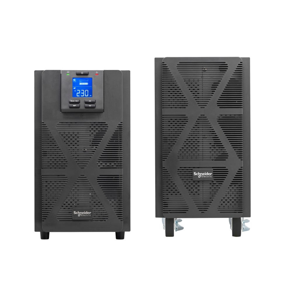 SRVS6KIL Easy UPS 1 Ph On-Line, 6kVA/6kW, Tower, 230V, 1x Hard wire 3 ...