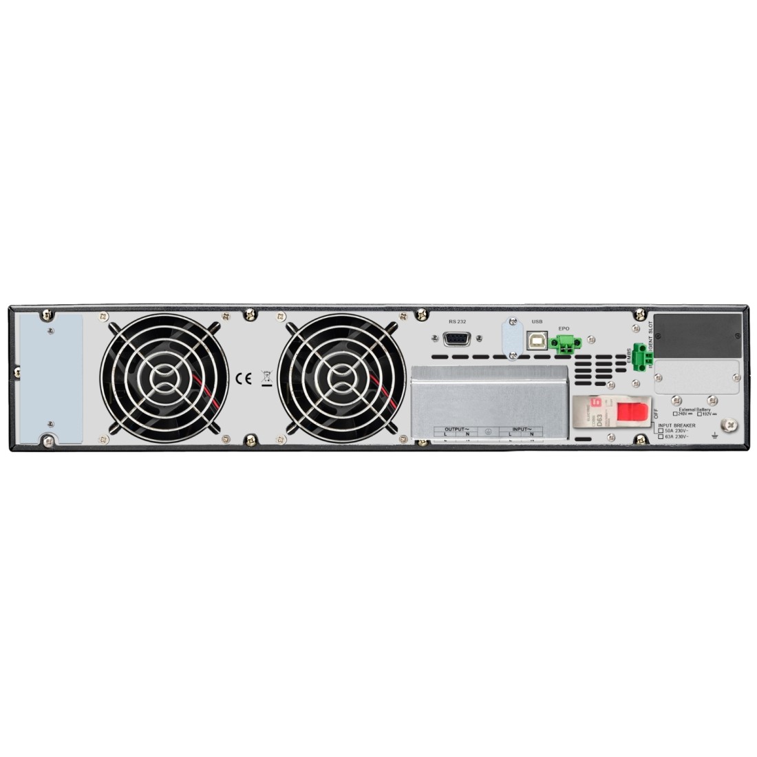 SRVS10KRILRK Easy UPS 1 Ph On-Line, 10kVA/10kW, Rackmount 5U, 230V, 1x ...
